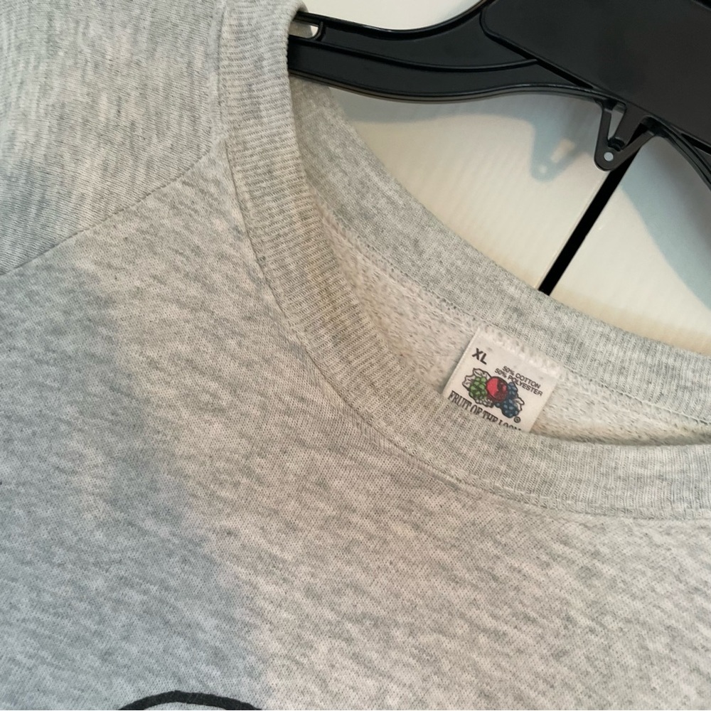 Vtg 90s Peanuts Snoopy Joe Cool Grey Crewneck Sweatsh… - Gem